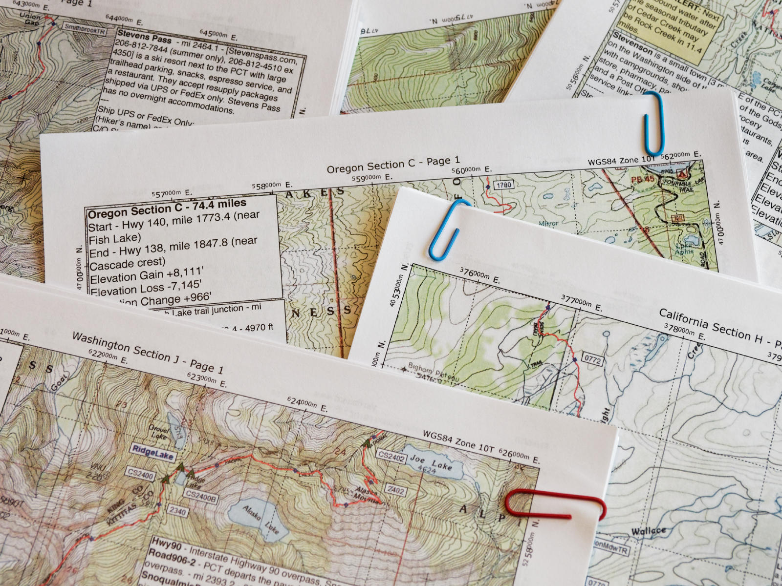 2018 Pacific Crest Trail Map Updates | Halfmile's PCT Maps